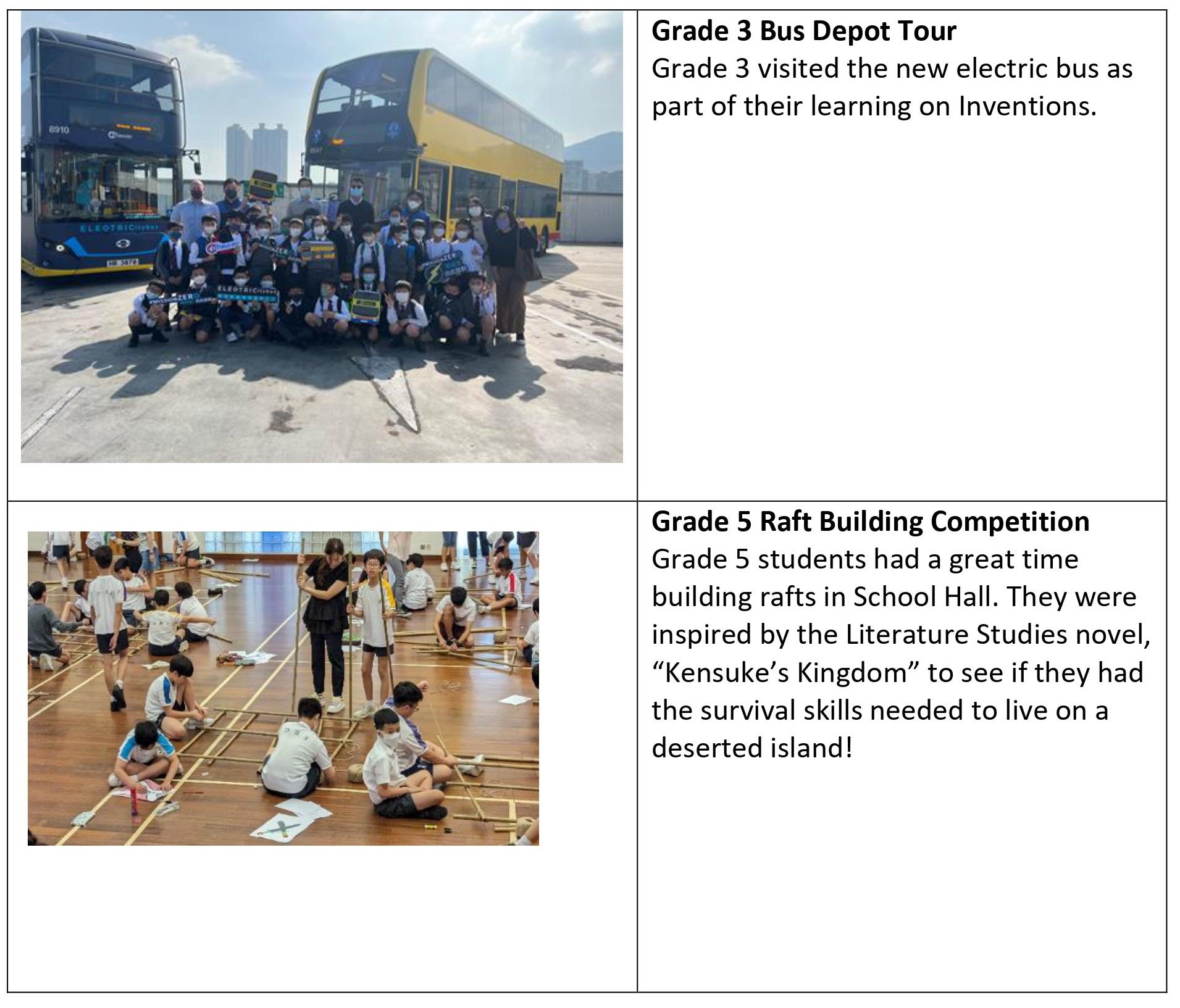 Subject Activities | Diocesan Boys' School Primary Division 拔萃男書院附屬小學