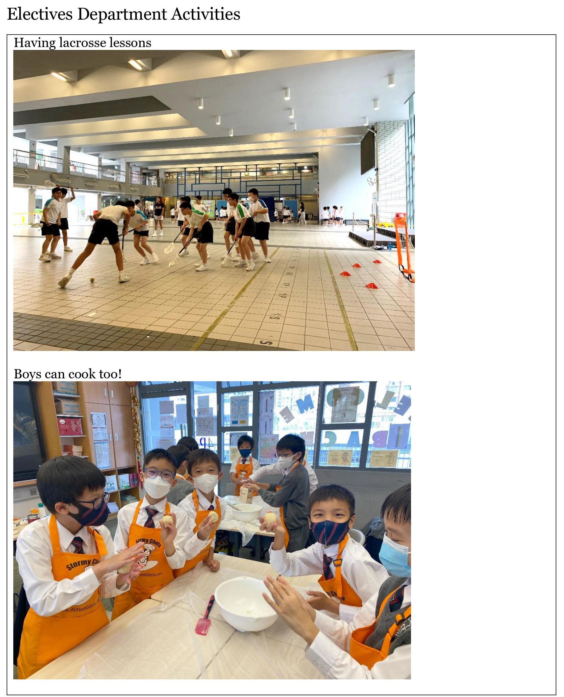 Activities | Diocesan Boys' School Primary Division 拔萃男書院附屬小學