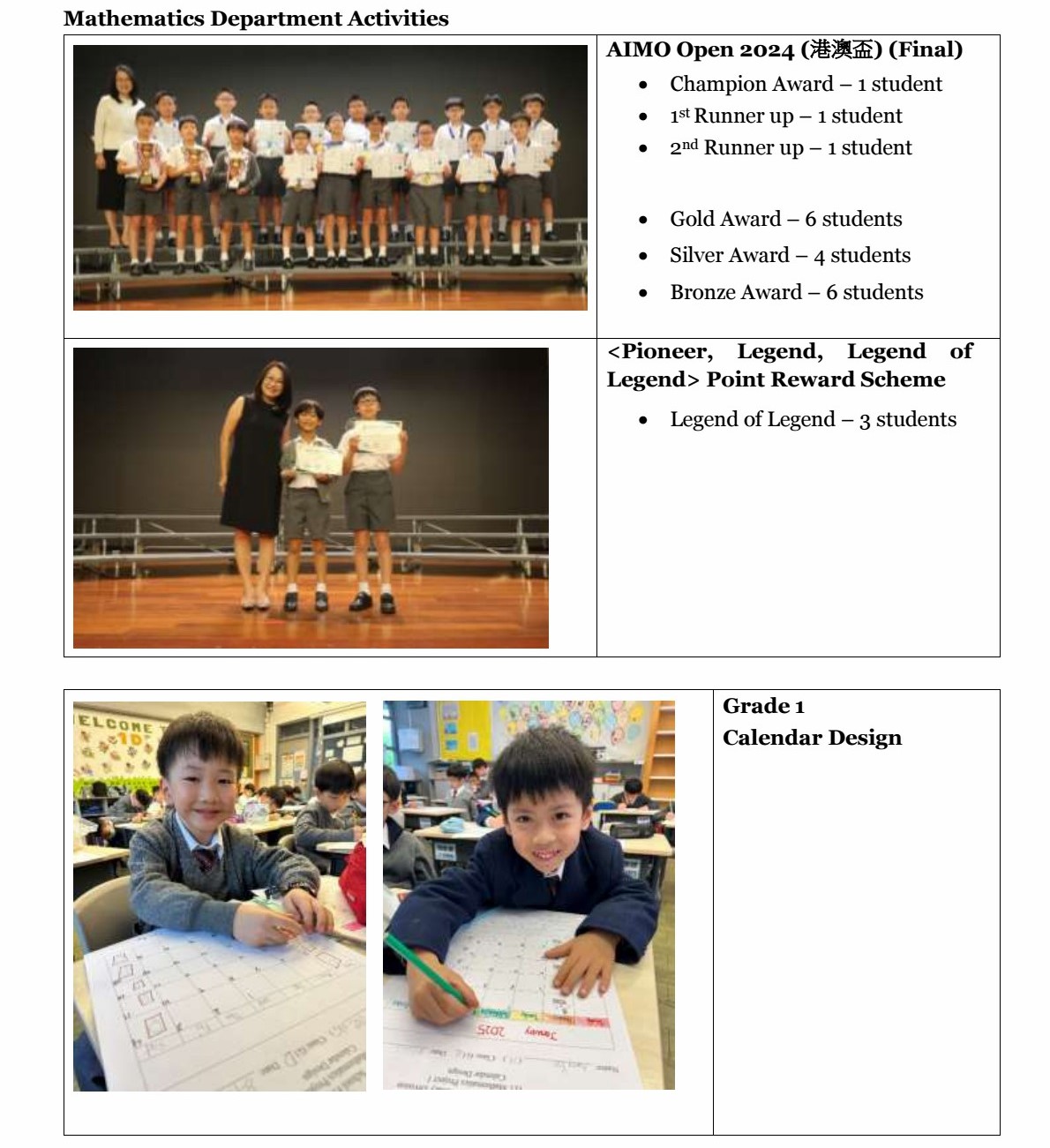 Activities | Diocesan Boys' School Primary Division 拔萃男書院附屬小學